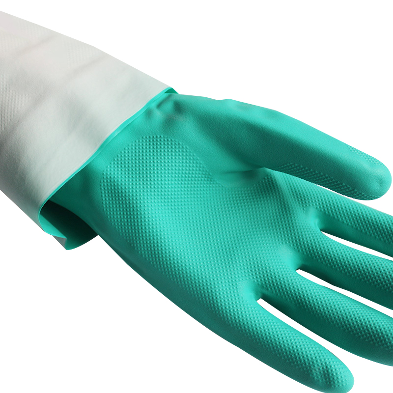 Nitrile Industrial Gloves Flocklined - Zhanjiang Jiali Glove Products ...